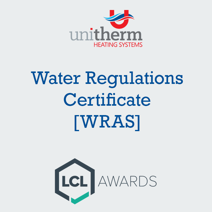 Water Regulations Certificate [WRAS] - 15/01/25